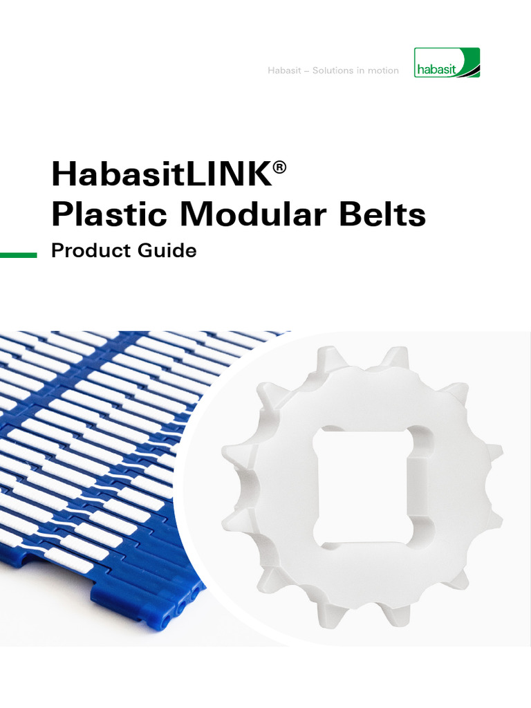 Habasit Link Plastic Modular Belts Product Guide | PDF | Inch | Stress ...