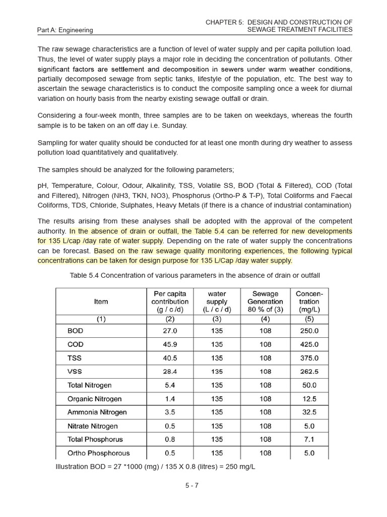 135 LPCD CPHEEO | PDF