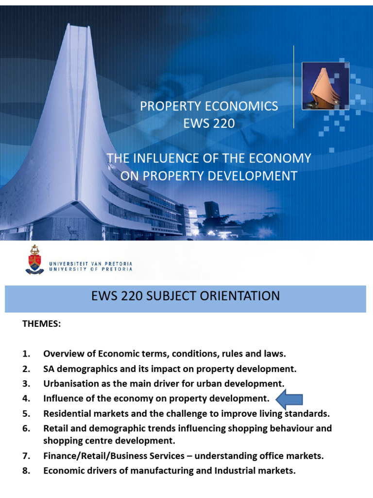 Ch3 Influence of The Economy On Property Development | PDF | Demand ...