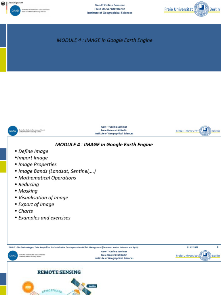 GEE_Module_4 | PDF | Infrared | Histogram