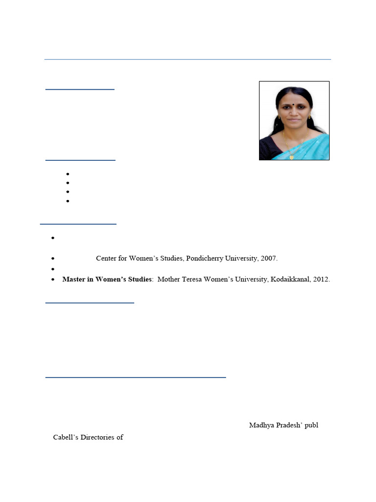 Dr. Divya K: Tribal Studies Expert | PDF | Tribe