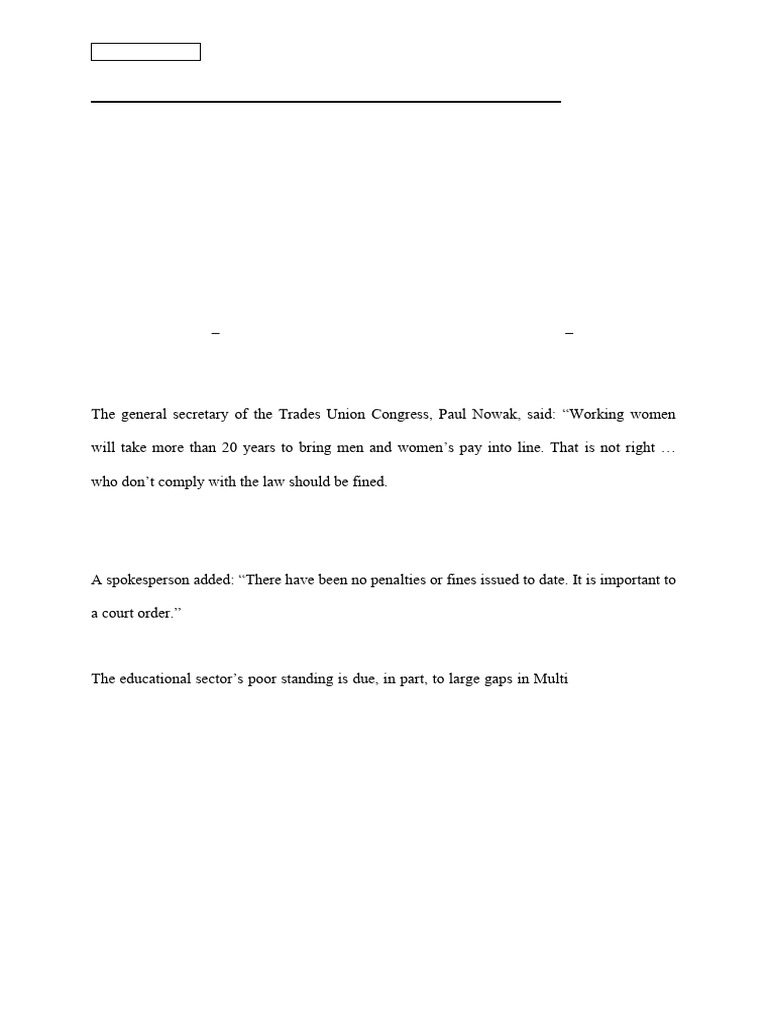 Gender Pay Gap in Great Britain 2023 | PDF | Gender Pay Gap ...