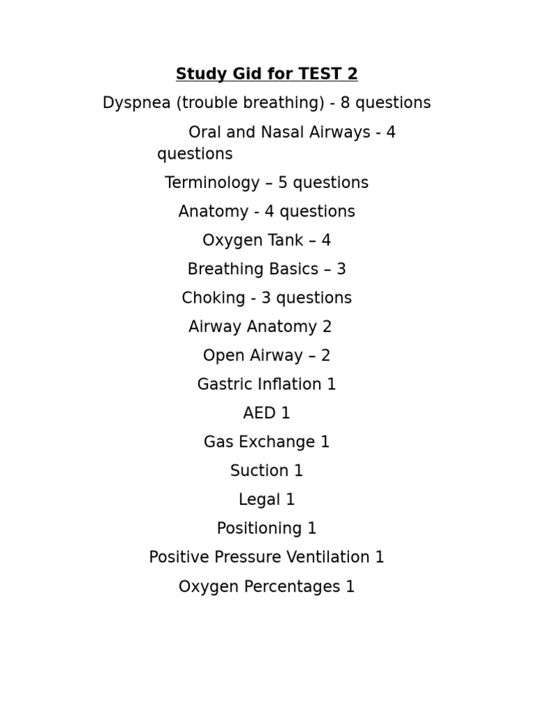 Study Gid Test 2 | PDF