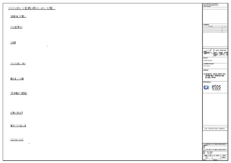 SHEET G1 | PDF | Corrosion | Electrical Conductor
