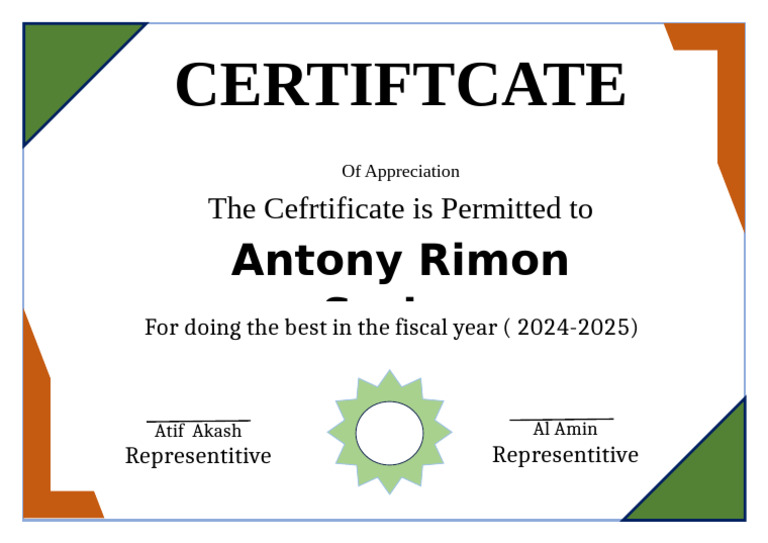 Certificate Design | PDF