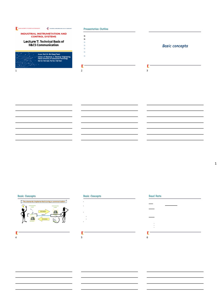 Lecture 7_ Technical Basic of Comm_ 1 | PDF | Network Topology | Computer Network