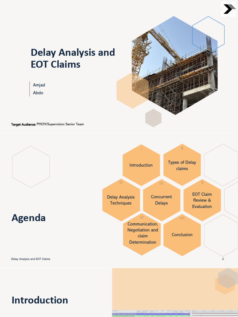 Delay Analysis and EOT Claims-Amjad Abdo | PDF | Evaluation