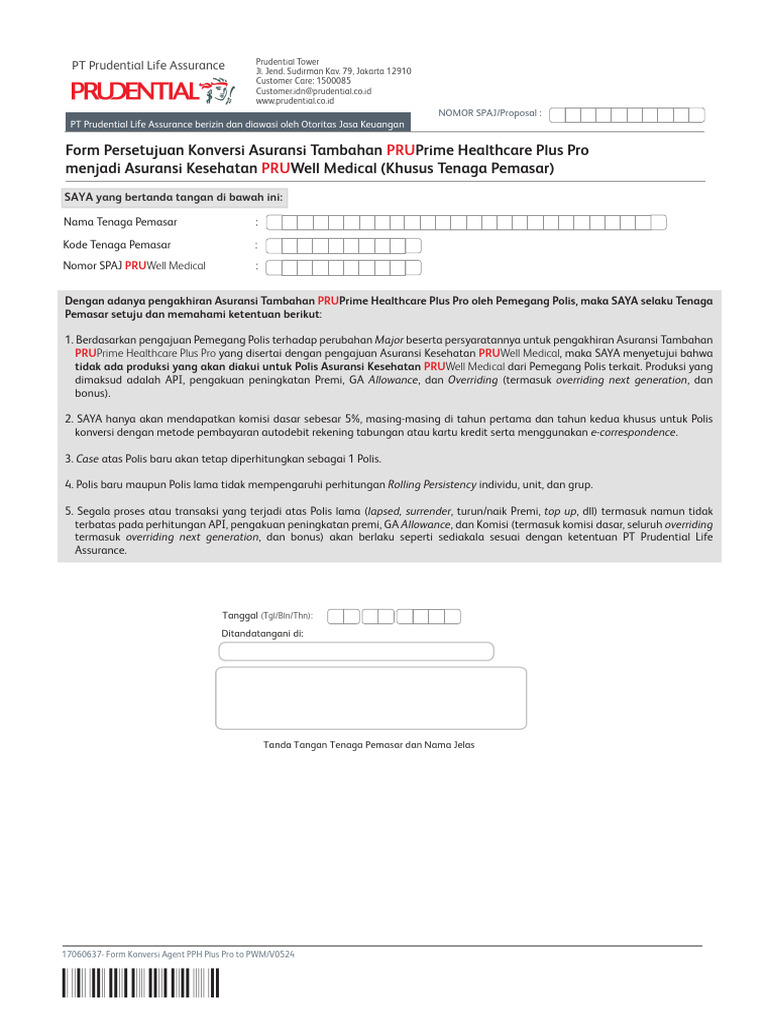 Form Konversi Agent PPH Plus Pro To PWM PDF | PDF