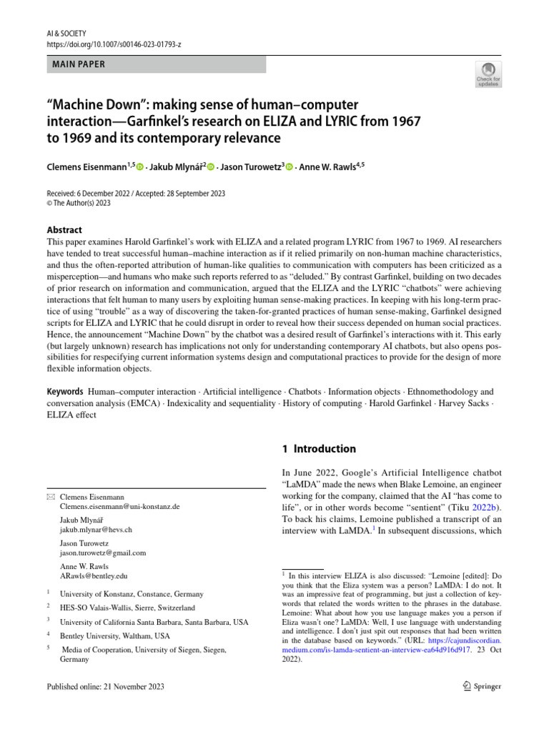 Human Computer Interaction in Computer Vision | PDF | Computing Human Computer Interaction in Computer Vision | PDF | Computing