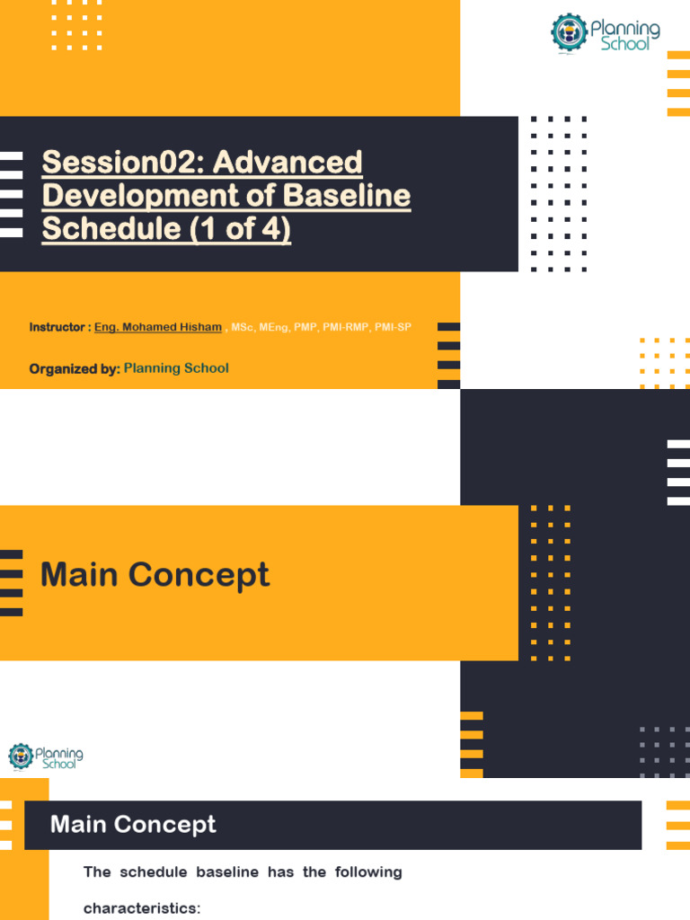 Baseline Schedule Development Guide | PDF | Tile | Microsoft Excel