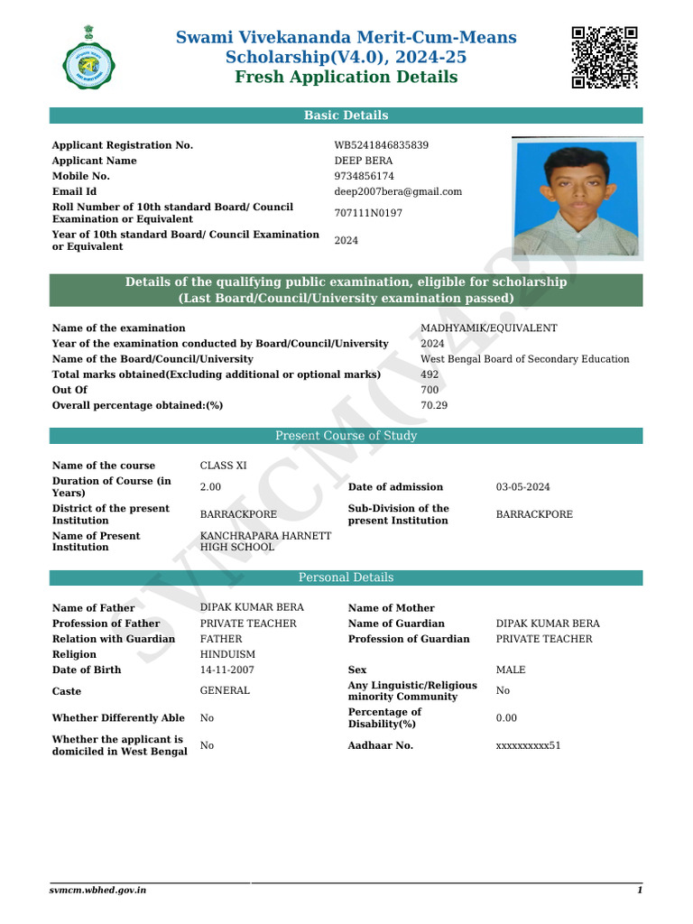 Application_Details | PDF