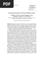 Freezing of Gait Questionnaire (FOGQ) | PDF