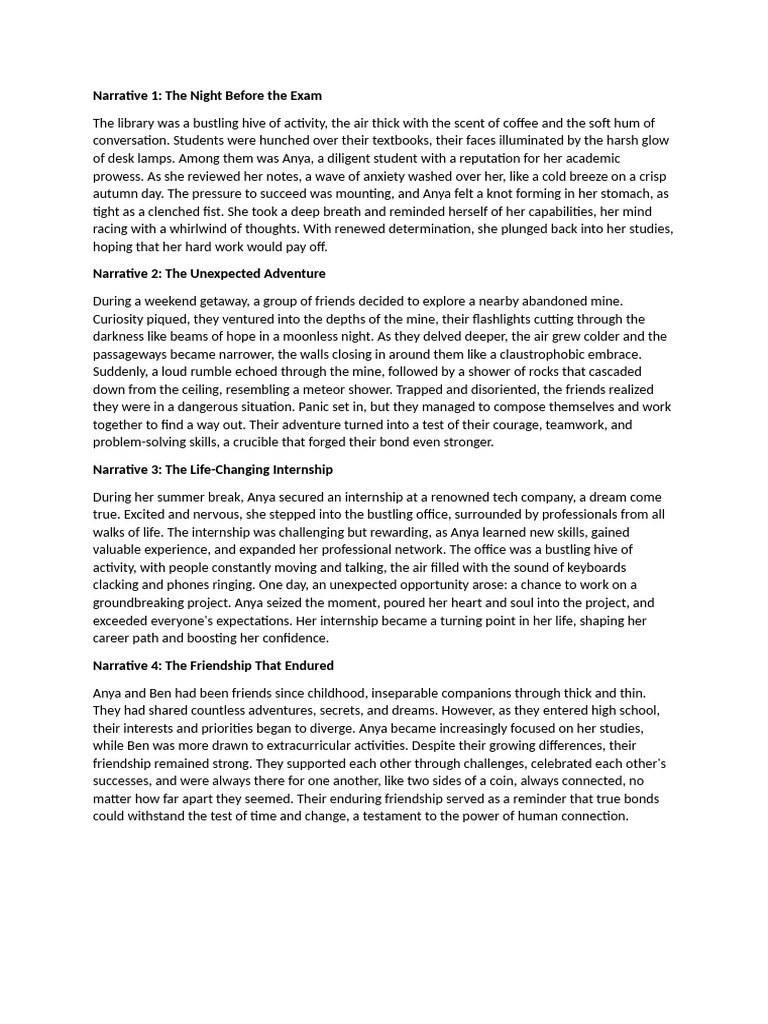 Narrative 1 | PDF