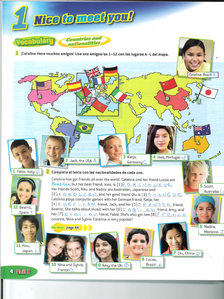 Holiday English 1º ESO Unit 1 | PDF