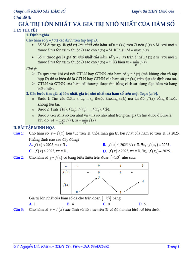 2025 Max Min Ham So - Hs - p1 | PDF