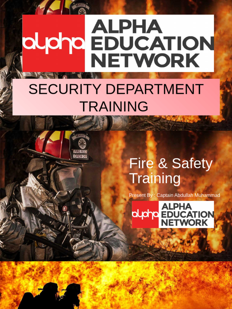 Fire Fighting PowerPoint Templates | PDF