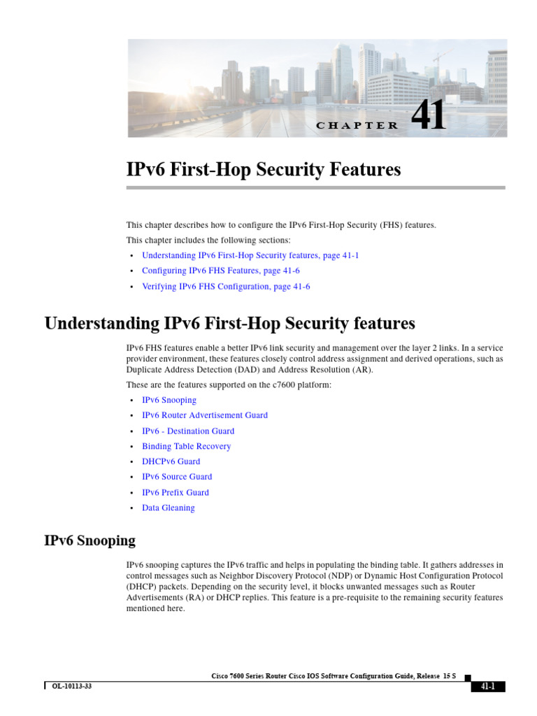 IPv6 Security | PDF | I Pv6 | Router (Computing)