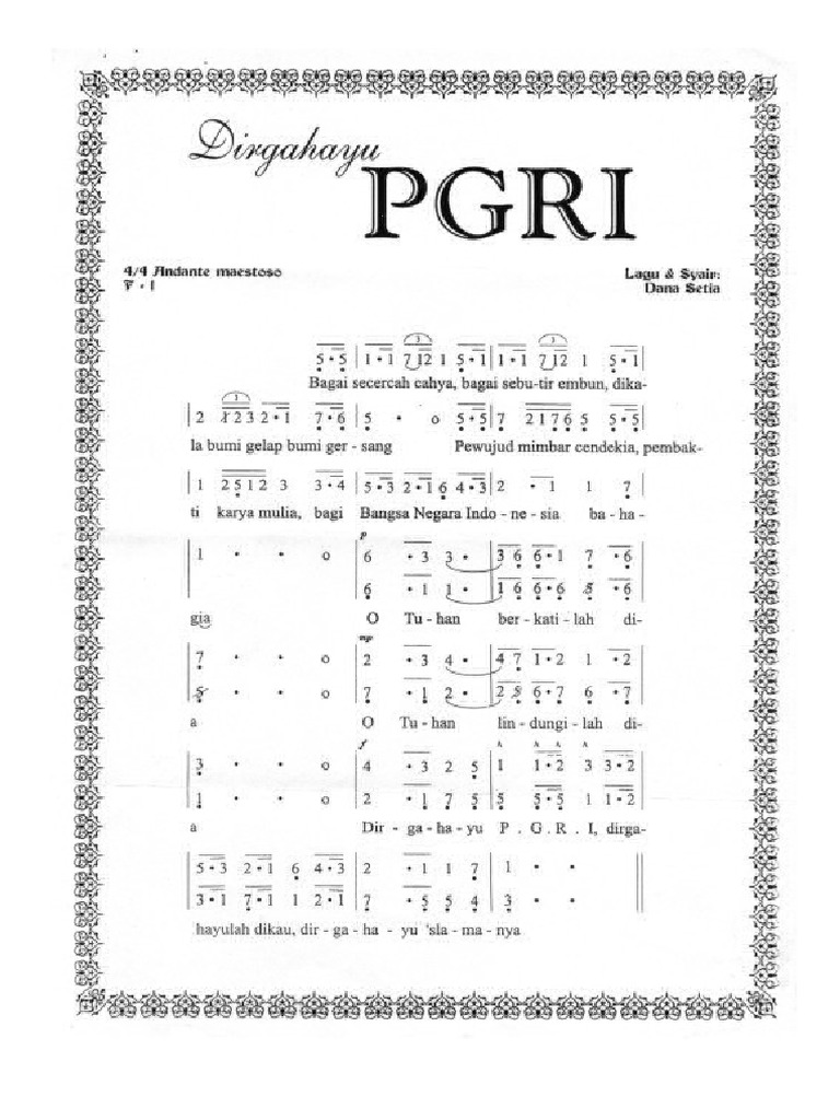 Hymne PGRI | PDF