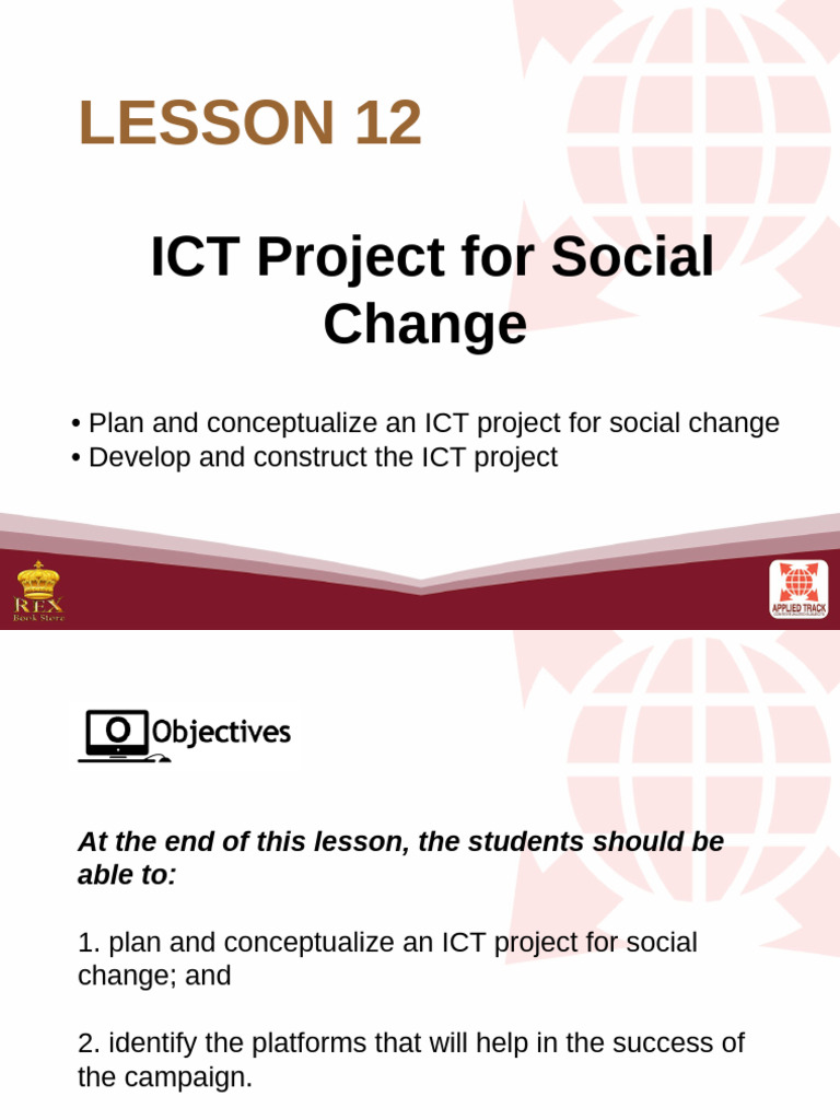 L12 ICT Project For Social Change | PDF | Social Media | Popular ...