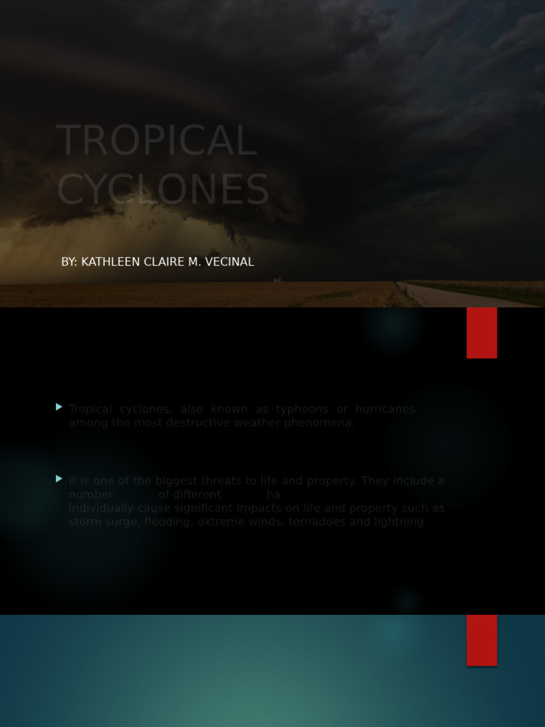 Tropical Cyclone | PDF | Tropical Cyclones | Atmosphere Of Earth