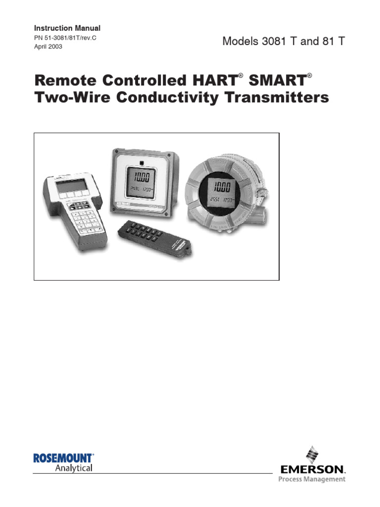 Conductivity Transmitters | PDF | Electrical Wiring | Screw