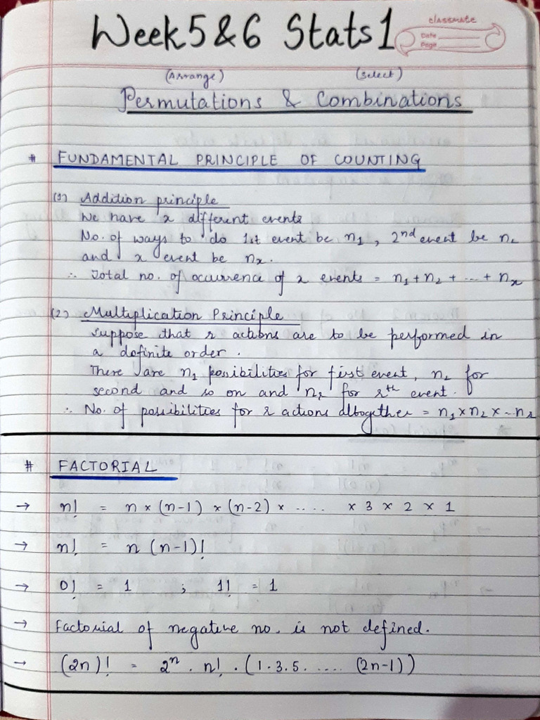 Week 5&6 (PNC) Short Notes (Cheat Sheet) | PDF