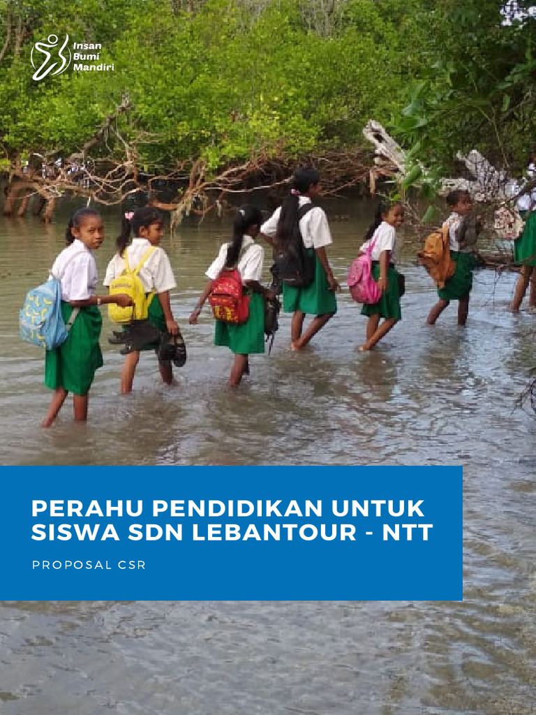 Contoh Proposal CSR - Fasilitas Perahu Pendidikan | PDF