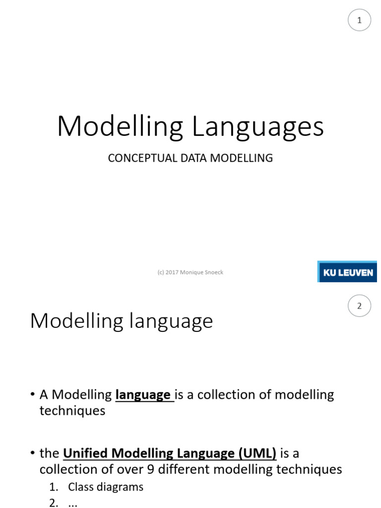 UMLx 1C Modelling Languages | PDF | Unified Modeling Language | Computing
