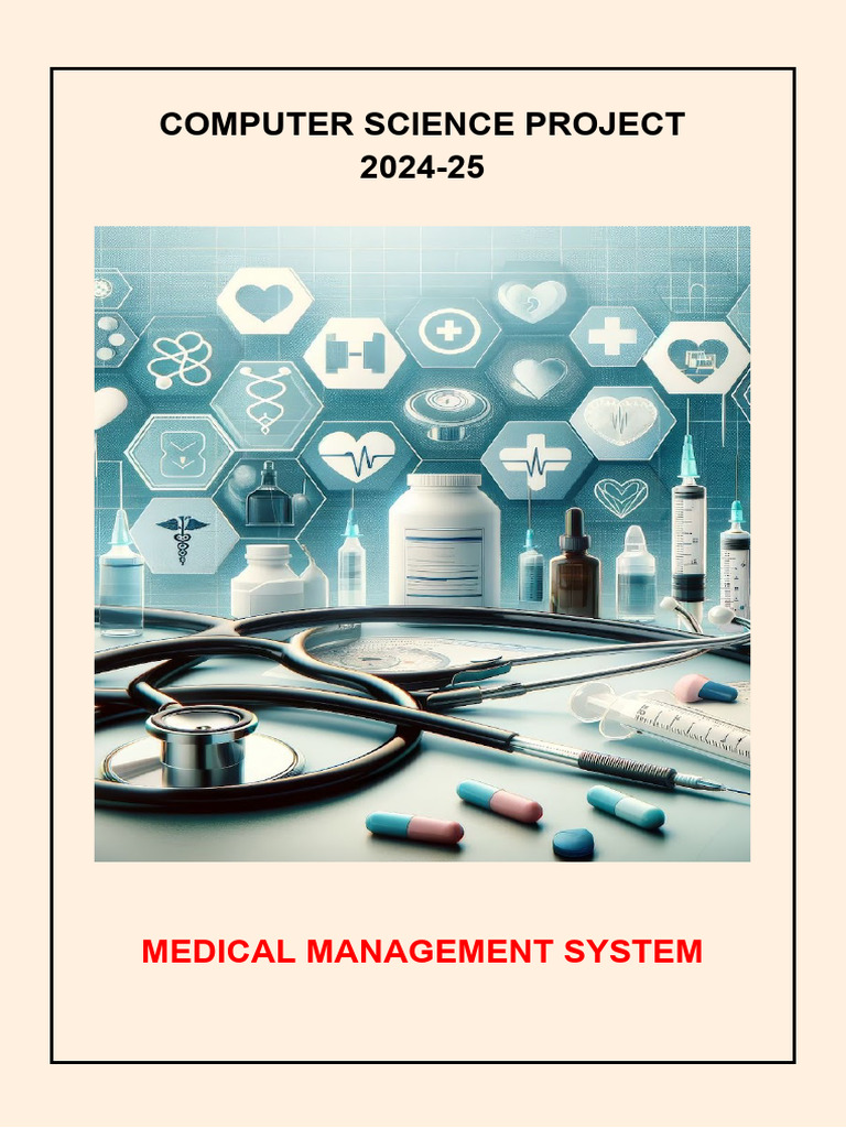 Medical Management System Project | PDF | Information Technology Management | Software