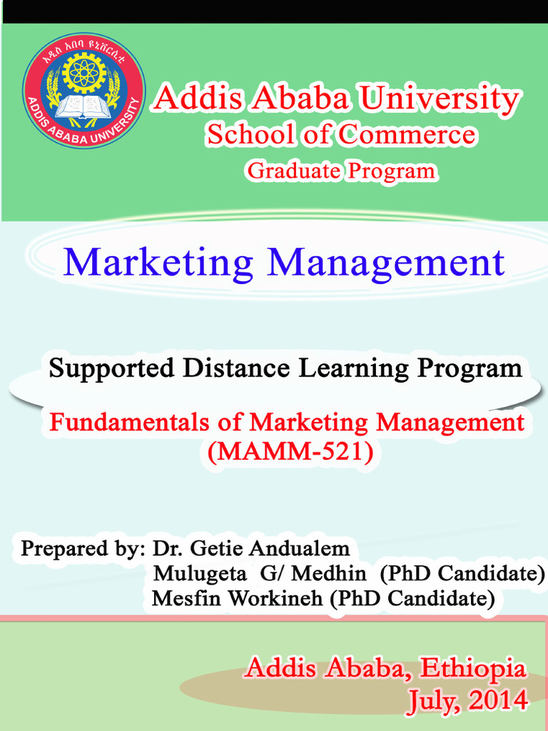 AAU Principal | PDF | Marketing | Value (Economics)