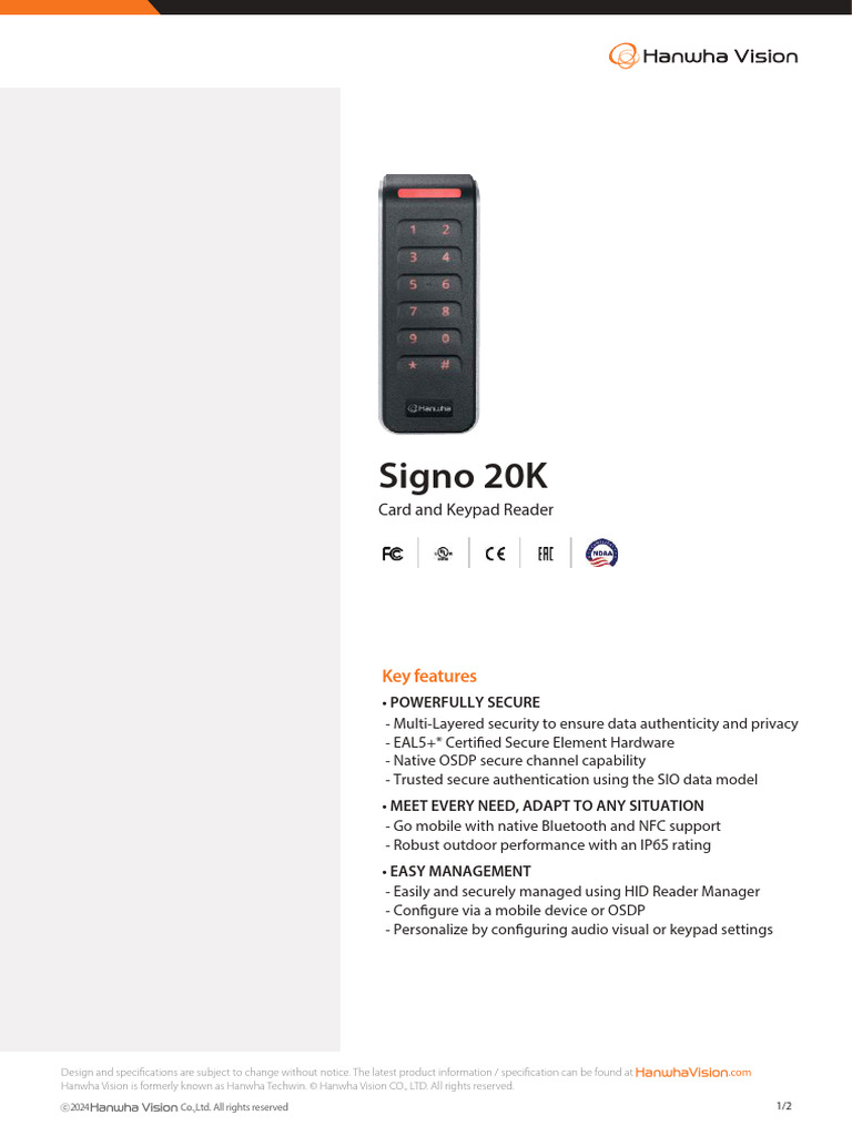DataSheet_Signo-20K_240902_EN | PDF