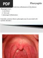 Pathophysiology of Pharyngitis | PDF | Rtt | Immunology