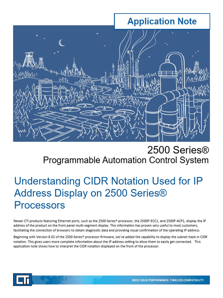 Understanding CIDR Notation for IP Address Display on 2500 Series ... Understanding CIDR Notation for IP Address Display on 2500 Series ...