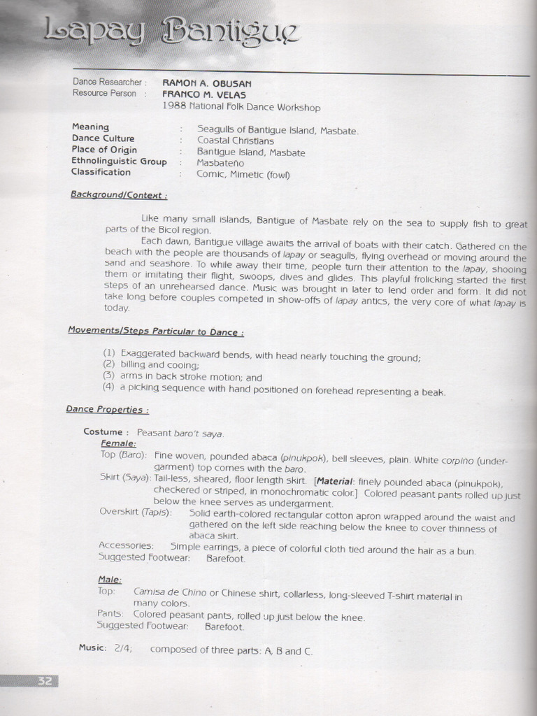 Lapay Bantigue | PDF