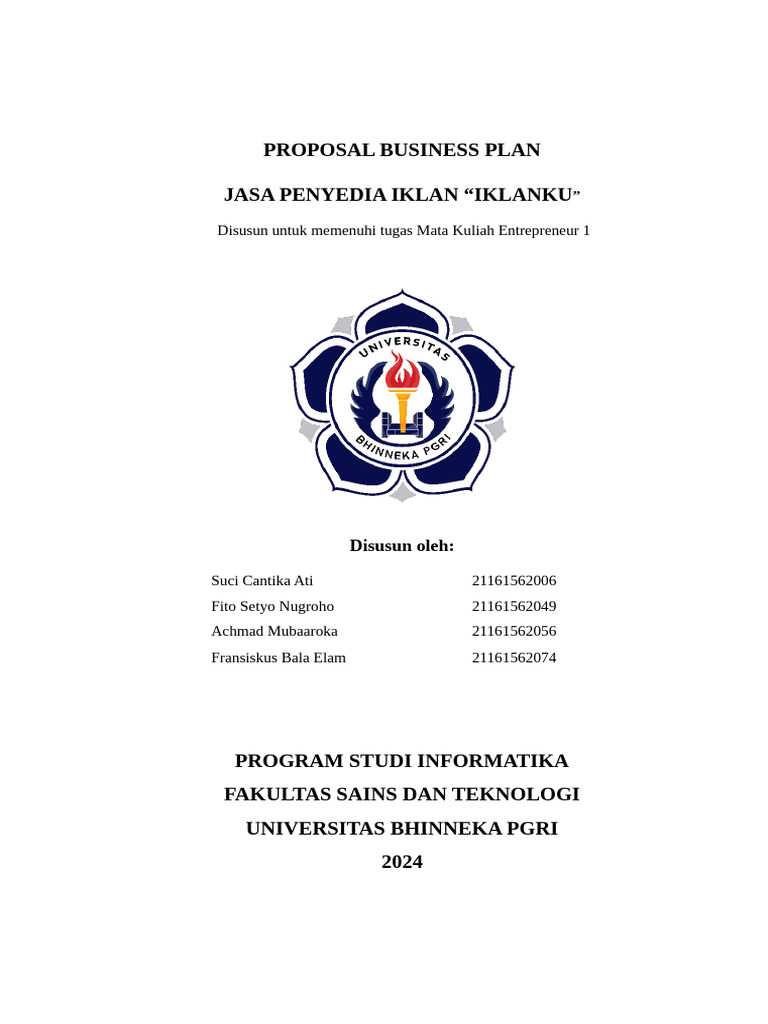 Proposal Business Plan | PDF
