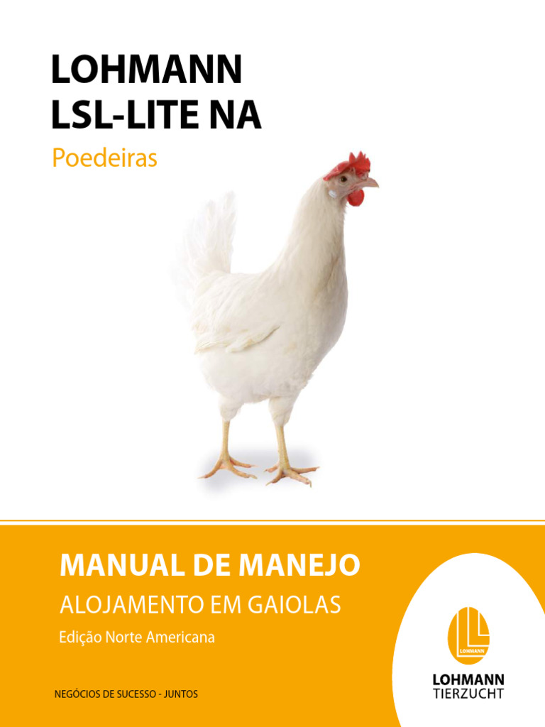 Guia de Manejo Lohmann LSL-Lite | PDF | Vacinas | Fibra alimentar