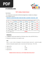 Cambridge Fee Structure 2025 26 | PDF | Fee