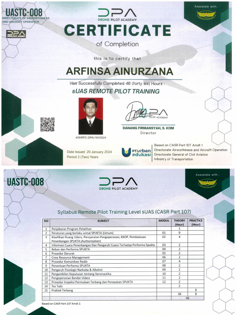 sUAS REMOTE PILOT TRINING by DPA | PDF