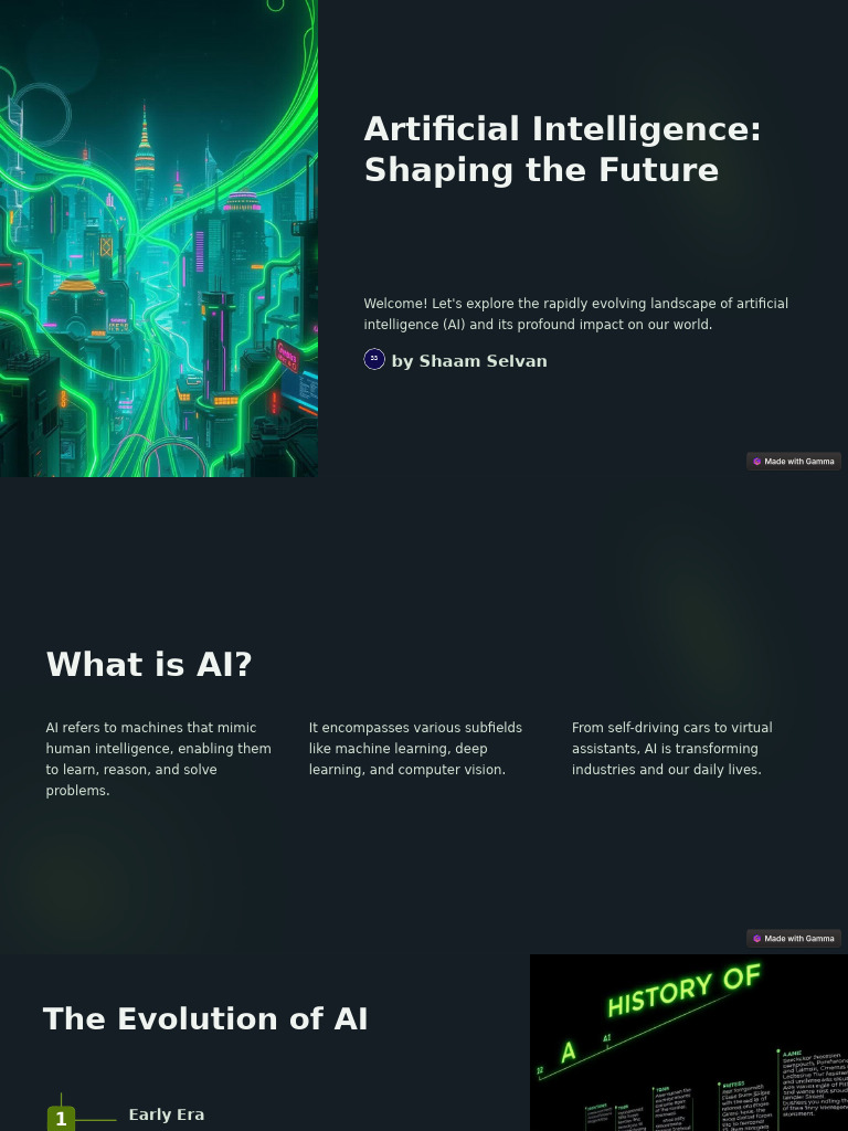 Artificial Intelligence Shaping The Future | PDF | Artificial Intelligence | Intelligence (AI ...