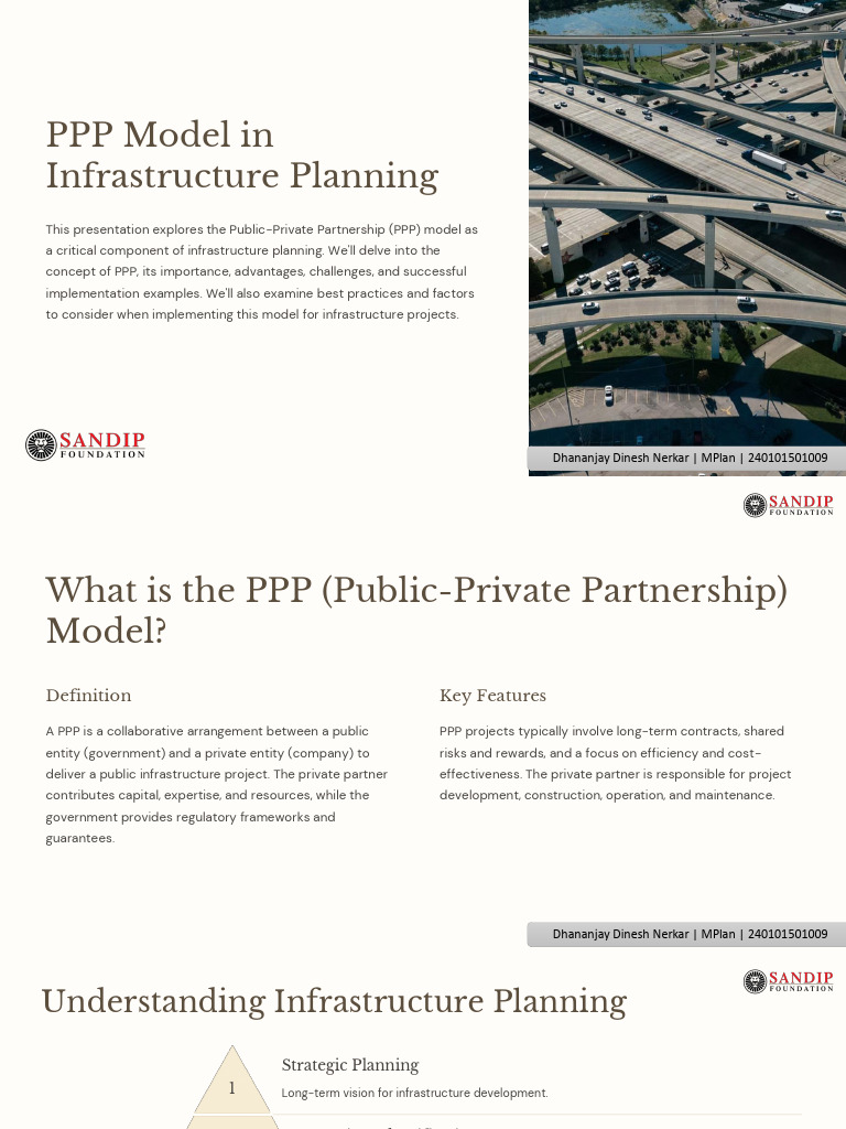 Ppp Model In Infrastructure Planning Pdf Public Private Partnership Infrastructure