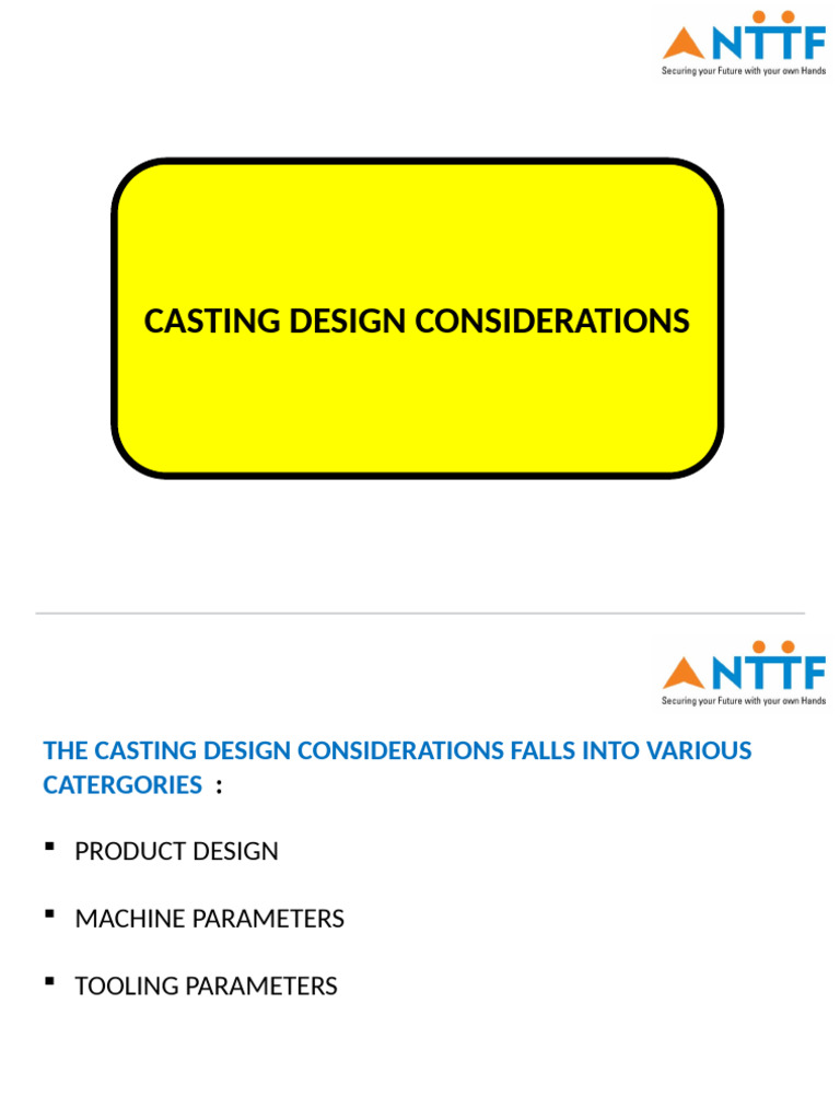 1.casting Design Considerations. | PDF | Building Engineering | Metals
