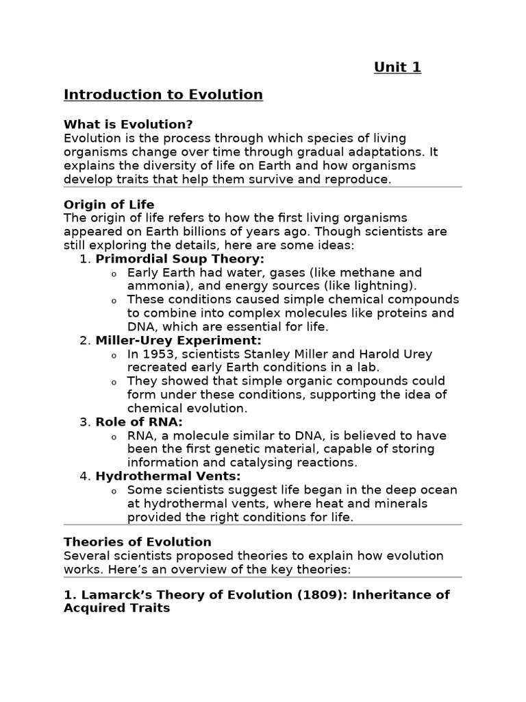 zoology 1 | PDF | Evolution | Natural Selection