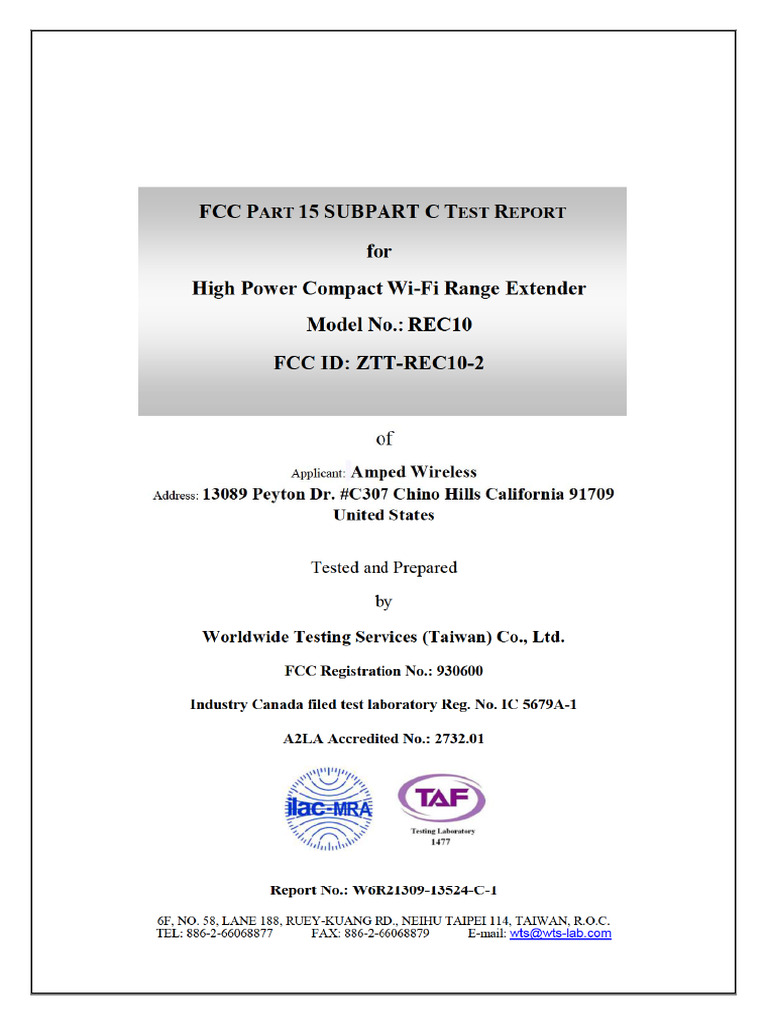 Rec10_fcc 15c Report | PDF