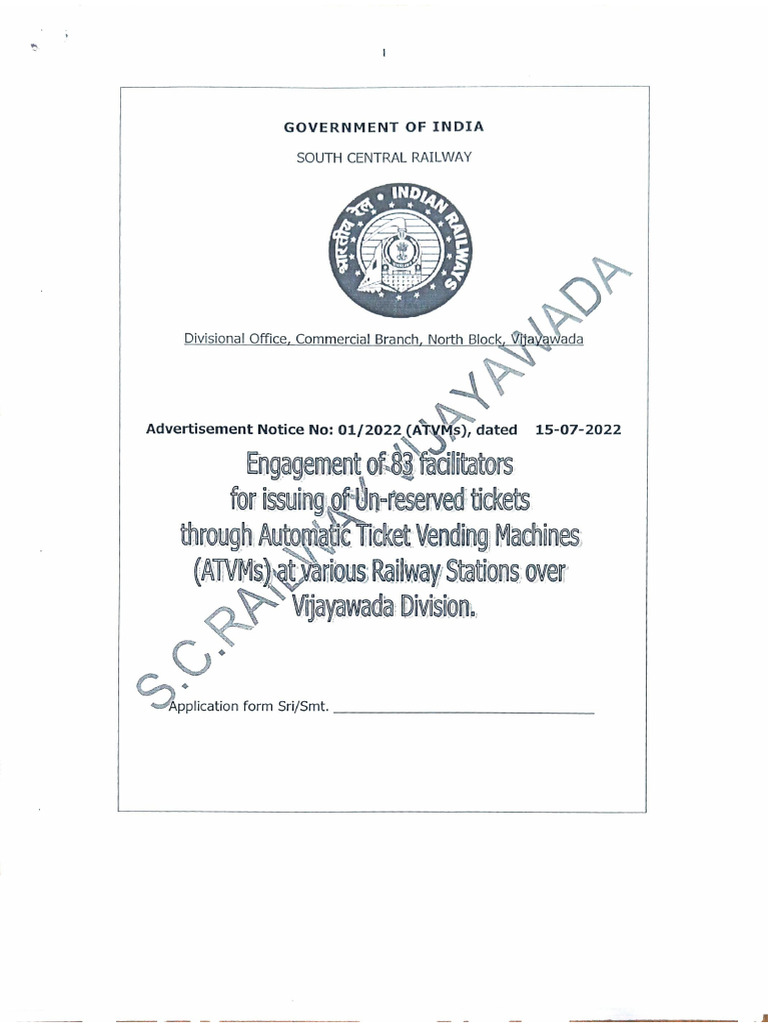 ATVM Facilitator Notification | PDF