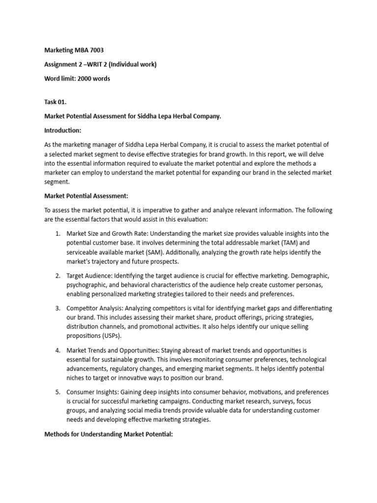 Marketing Assignment | PDF | Brand | Marketing