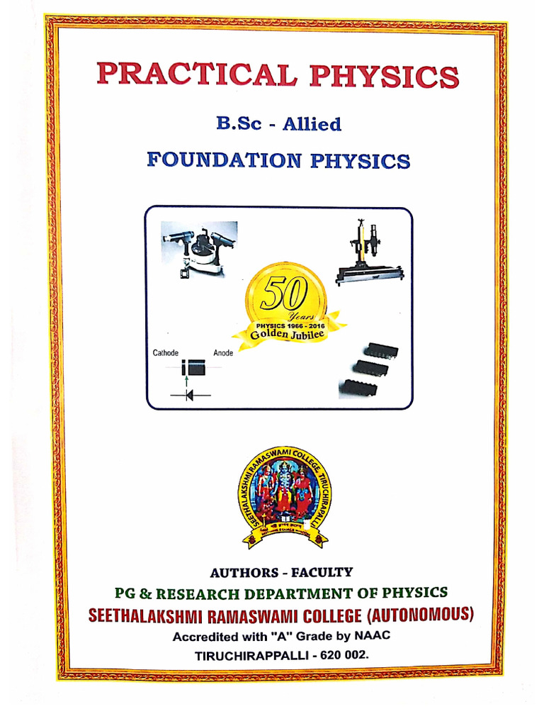 PhyLab Manual Lakshmi College | PDF | Logic Gate | P–N Junction
