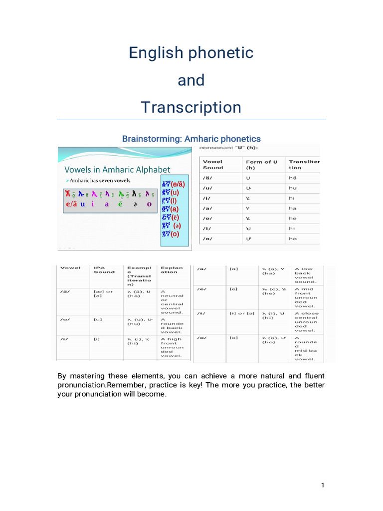 phonetic | PDF | Stress (Linguistics) | Vowel