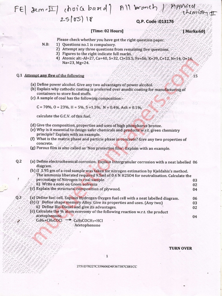 Fe Sem2 Chem2-Cbcgs May18 | PDF | Industrial Processes | Chemical Substances