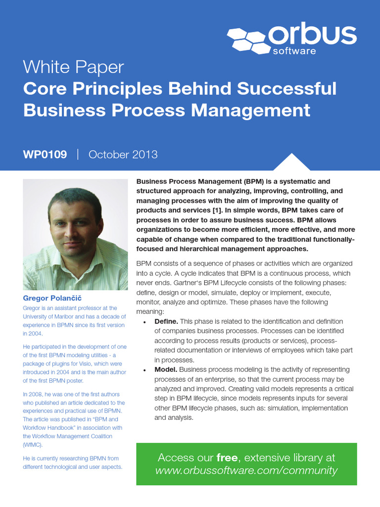 wp0109 - Core Principles Behind Successful Business Process Management ...