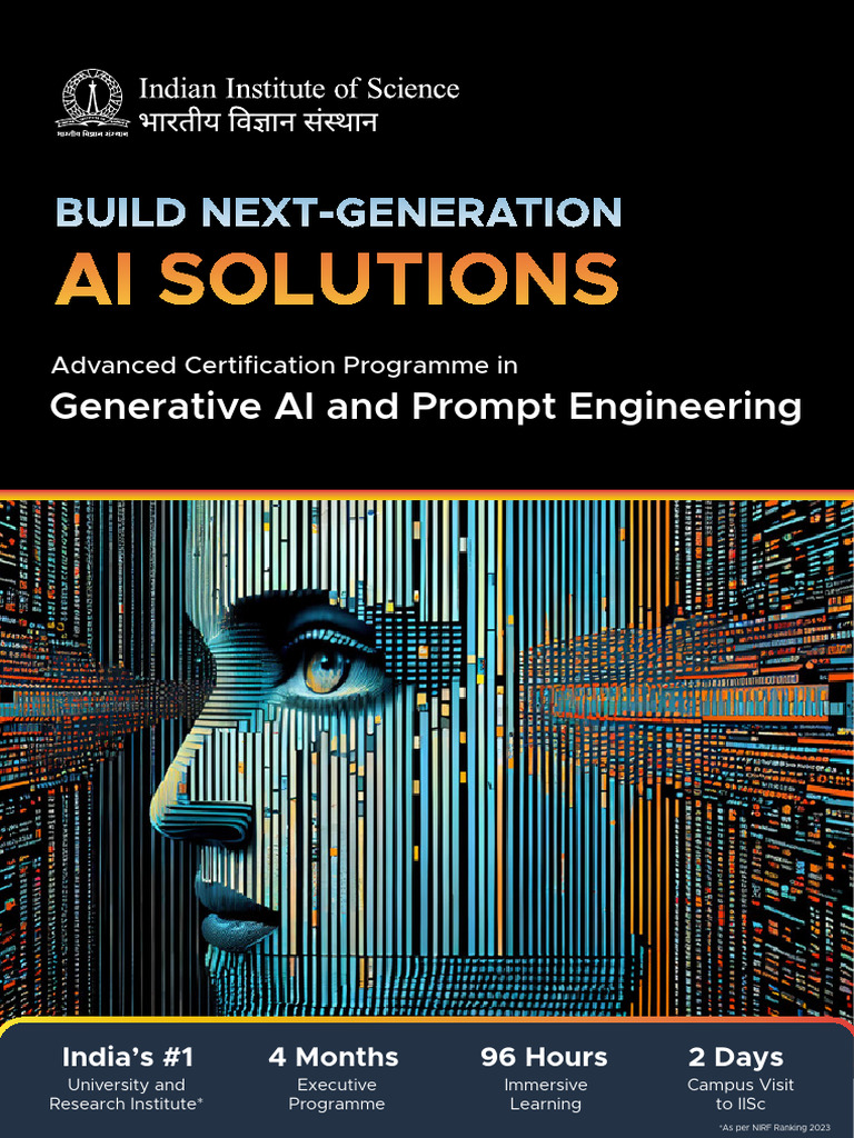 Advanced Certification Programme in Generative Ai and Prompt Engineering | PDF | Artificial ...